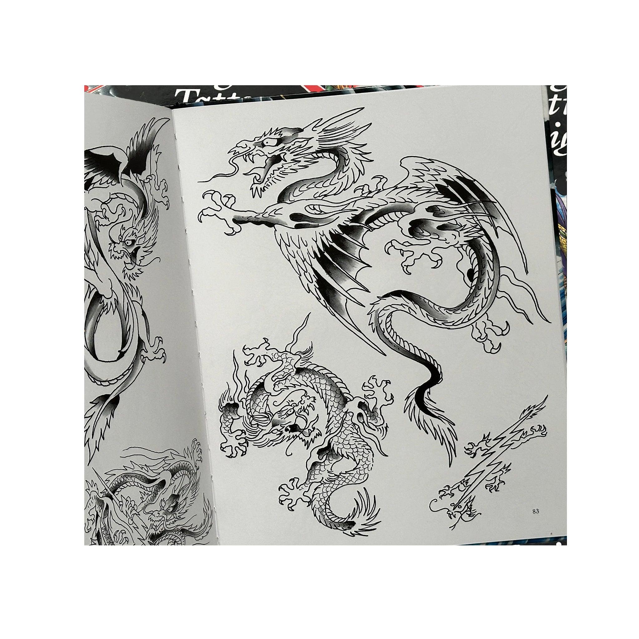 Dragon Tattoo Design - Don Ed Hardy – Bicknee Tattoo Supply