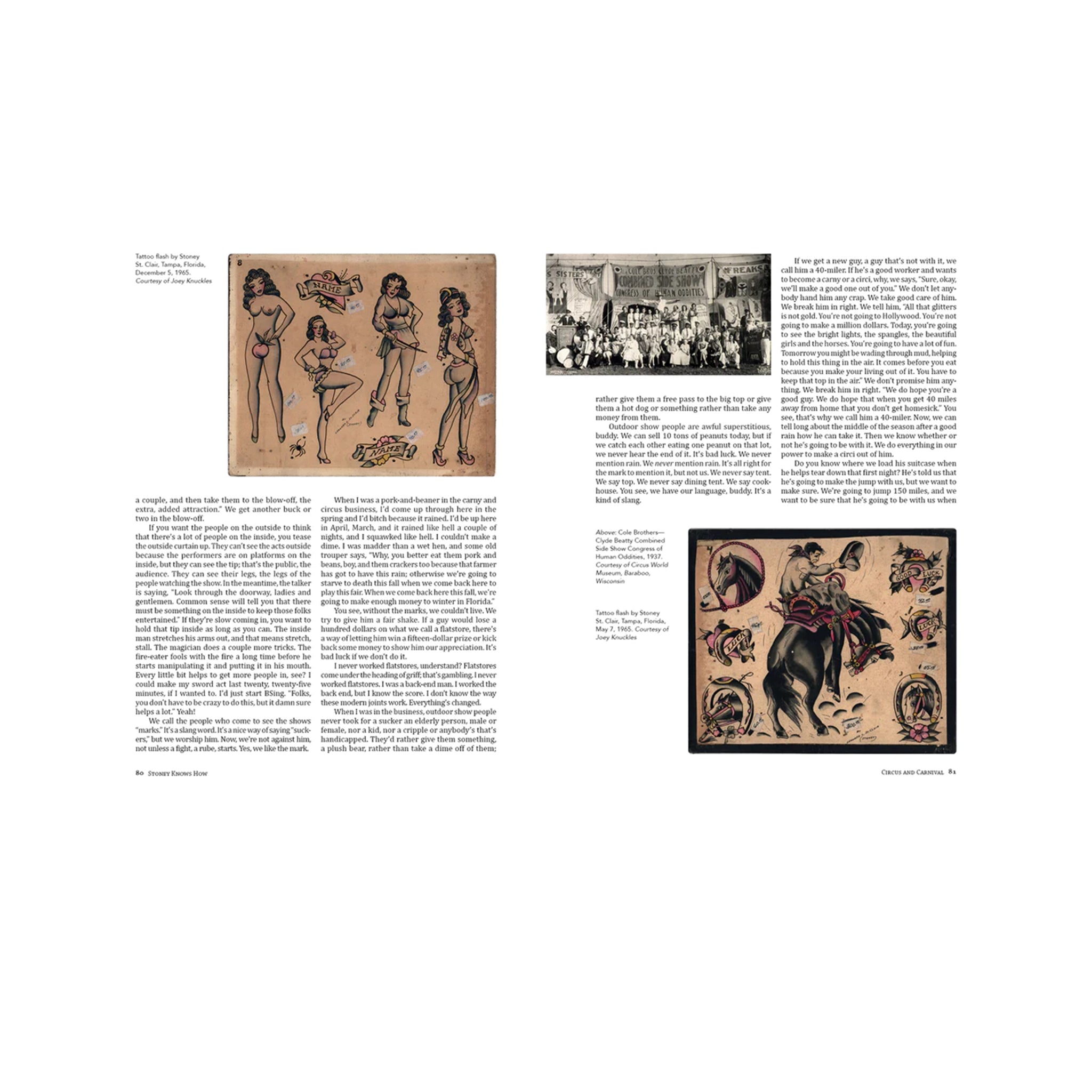Stoney Knows How : Life as a Sideshow Tattoo Artist 3rd Edition ...